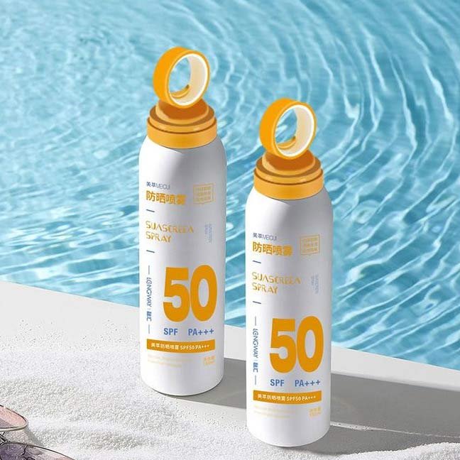 Aluminum Bottles for Sunscreen and Skincare Products